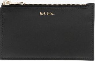Paul Smith Leather Card Holder with Bayadere Detail size Unica