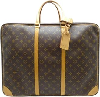 Louis Vuitton unisex, Pre-owned, Brun, Taille: ONE Size Sac week-end vintage en toile Pre-owned