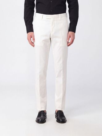 Pantaloni Torino Pantalon chino slim fit &agrave; pinces en coton stretch