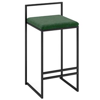Generic Barhocker, Tresenhocker, Samt-Barst&uuml;hle mit Metallr&uuml;ckenlehne und Fu&szlig;st&uuml;tze, K&uuml;cheninsel-Tresenhocker