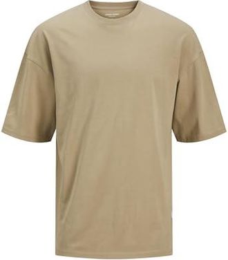 Jack & Jones Jjecharge Noos T-Shirt &agrave; col Rond, Kaki, L Hommes