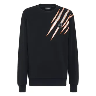 Plein Sport Homme, Sport, Noir, Taille: L SweaT-shirt &agrave; capuche Scratch