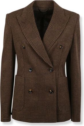 Max Mara Femme, Vestes, Brun, Taille: 36 FR Giacca Zulma