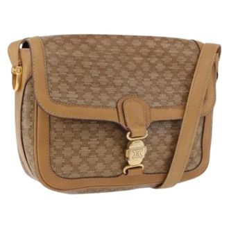 Celine Sac bandouli&egrave;re vintage doccasion - Femme - Pre-owned - Beige - Taille: ONE Size