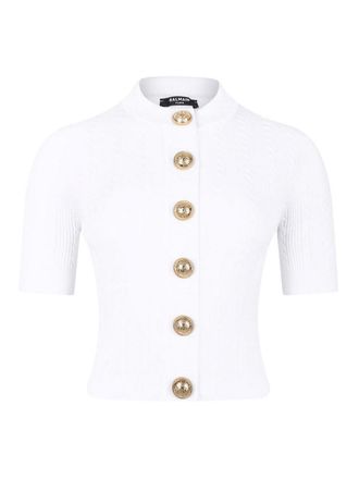 Balmain Cardigan - Blanc