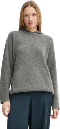 Theory Sweat &agrave; capuche douillet - Femme - Sweatshirts et sweats &agrave; capuche - Gris - Taille: 38 FR