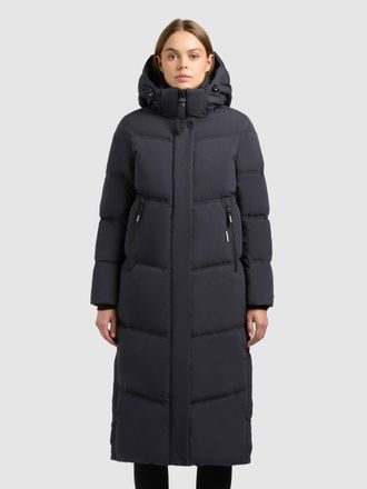 Khujo Steppmantel KHUJO RITZ, Damen, Gr. XXL (44), schwarz (schwarz navy), Steppware, Obermaterial: 70% Baumwolle, 30% Polyamid. Futter: 100% Polyester, uni