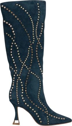 Alma En Pena Alma EN Pena, Femme, Chaussures, Bleu, Taille: 40 EU Bottes hautes à clous