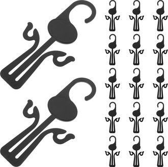 Angoily 20 St&uuml;ck Schuhhalter aus Robustem Kunststoff PP Schuhregale mit Haken zum Aufh&auml;ngen und Trocknen Platzsparender Schuhorganizer f&uuml;r Hausschuhe und Sand