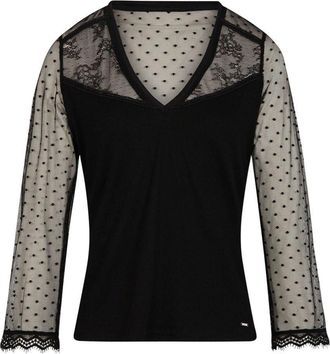 Morgan Damen 252-thaisa T-Shirts mit 3/4-&Auml;rmel, Schwarz M, XS