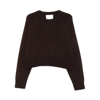 Soft Goat Kaschmir-Oberteil - - Knitwear - Damen - Braun - XS