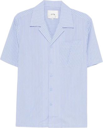 Arte Homme, Chemises, Bleu, Taille: L Fold Pocket Shirt