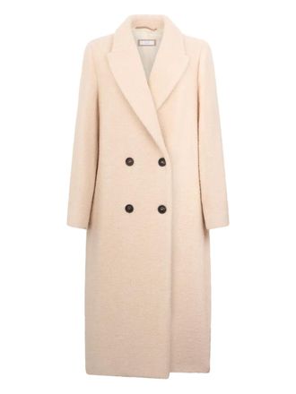 PESERICO manteau &agrave; boutonni&egrave;re crois&eacute;e - Tons neutres