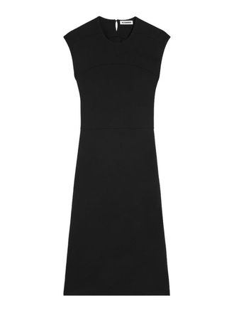 Jil Sander Rundhalspullover - Schwarz