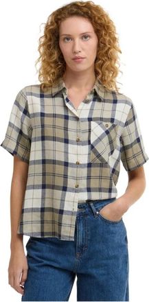 Barbour Femme, Blouses et Chemises, Bleu, Taille: 42 FR Fern Shirt