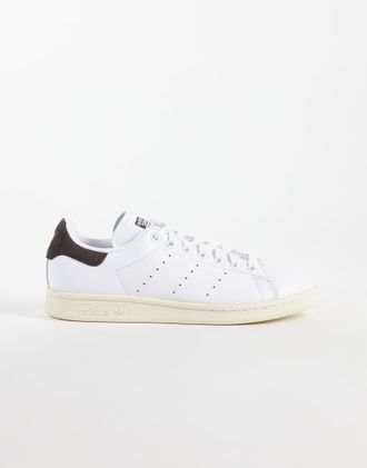 adidas Originals Stan Smith - Baskets effet croco - Blanc et marron