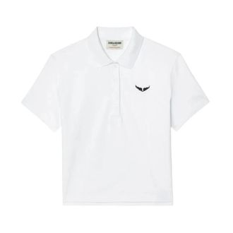 Zadig&Voltaire Mirta Wings Polo - - Tops - Damen - Wei&szlig; - XS