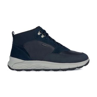 Geox Blaue Leder Wildleder Stiefeletten - - Shoes - Herren - Blau - 42 EU