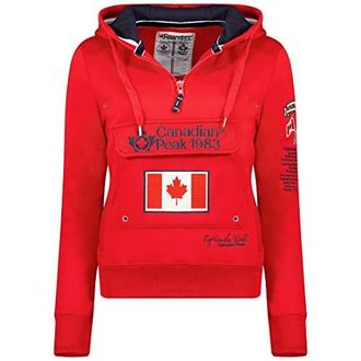 Canadian Peak Gyrelle Lady - Sweat Femme Capuche Avec Poches - Sweatshirt Femmes Manche Pull Manches Longues Chaud - Femme Toute Saison Automne Hiver Printemps Ete 