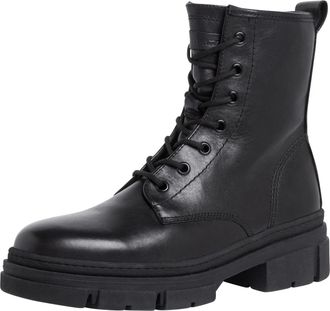 Tamaris Damen, Mode-Stiefel, Black Leather 1 25203 29 003, 41 EU