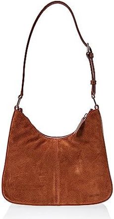 Mandarina Duck Velvet Plisse Hobo, Femme, Caramel Cafe, Einheitsgröße