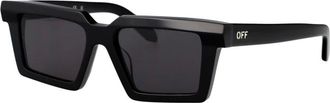 Off-white unisex, Accessoires, Noir, Taille: 54 MM Lunettes de soleil Windsor pour un look &eacute;l&eacute;gant