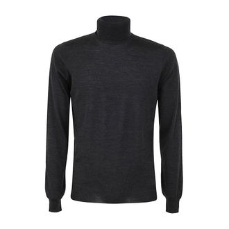 FILIPPO DE LAURENTIIS Royal Merino Turtleeck Pullover - - Knitwear - Herren - Schwarzk - 3XL
