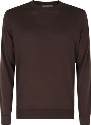 FILIPPO DE LAURENTIIS Homme, Pulls, Brun, Taille: 2XL Girocollo Cotone