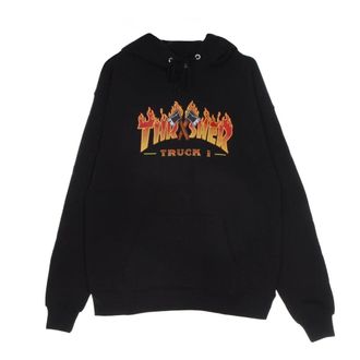 Thrasher Schwarzer Hoodie mit Truck-Print - - Sweatshirts & Hoodies - Herren - Schwarzk - M