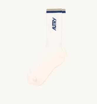 Autry CHAUSSETTES JACQUARD AVEC LOGO A RAYURES UNISEX