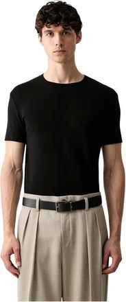 Maison Margiela Homme, Tops, Noir, Taille: 2XL T-shirt &agrave; manches courtes