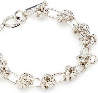 Justine Clenquet Daria Armband in Messing - Silber
