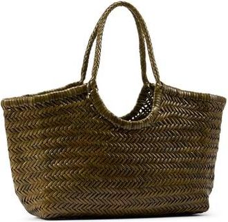 Dragon Diffusion Sac cabas Nantucket en cuir tress&eacute;