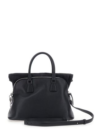 Maison Margiela Calf Leather Crossbody Bag - Black