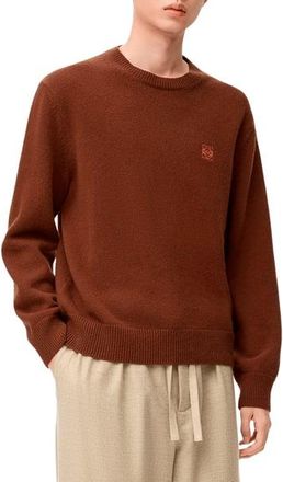 Loewe Pull droit brodé en laine