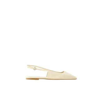 Aeyde Slingback-Ballerinas mit eckiger Zehenpartie - - Shoes - Damen - Beige - 37 EU