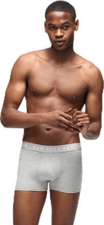 Ben Sherman Herren U5_1397_BS_S Otis Mixed Boxershorts, weiche Baumwolle mit elastischem Bund | Bequeme und atmungsaktive Unterwäsche - 5er-Pack, Navy True Blue V