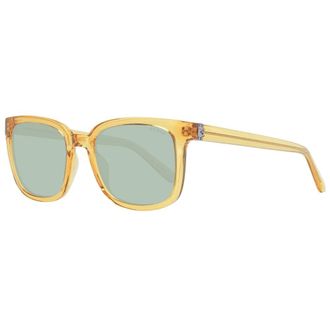 Guess Homme, Accessoires, Jaune, Taille: ONE Size Lunettes de soleil jaunes pour hommes Style carré