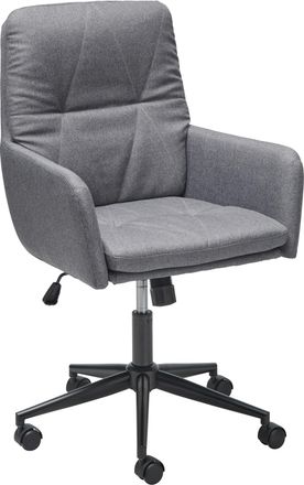 Livetastic Drehstuhl, Grau, Schwarz, Metall, Textil, Drehkreuz, 61x92-102x65 cm, Arbeitszimmer, Bürostühle, Drehstühle