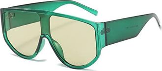 Generic Lunettes De Soleil À Grande Monture For Femmes Et Hommes(Green)