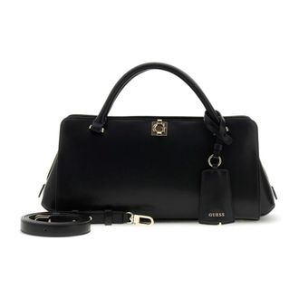 Guess Audrey Sml Girlfriend Satchel - - Bags - Damen - Schwarzk - ONE SIZE