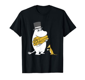 Moomin Moominpappa Herbst tragen Holzscheite T-Shirt