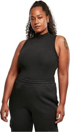Urban Classics Ladies Sleeveless Turtleneck Body Maillot Gainant, Noir, S Femme