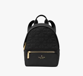 Kate Spade New York Spade Flower Rucksack Aus Nylon Mit Steppmuster, Klein
