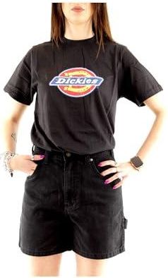 Dickies T-Shirt Noir Femme Icon Noir S
