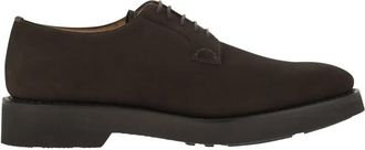 Churchs Suede Calfskin Derby With Goodyear Construction - Gr. 7_5 - in Braun