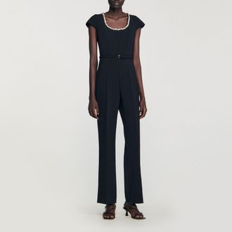Sandro Overall mit Strass am Kragen