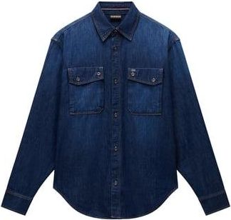 Napapijri Jeanshemd - Blau