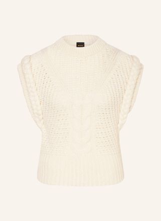 HUGO BOSS Pullunder Fastina weiss