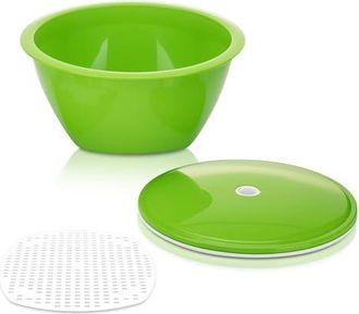 B&ouml;rner Multimaker & Multiplate, Bol avec couvercle sous vide vert